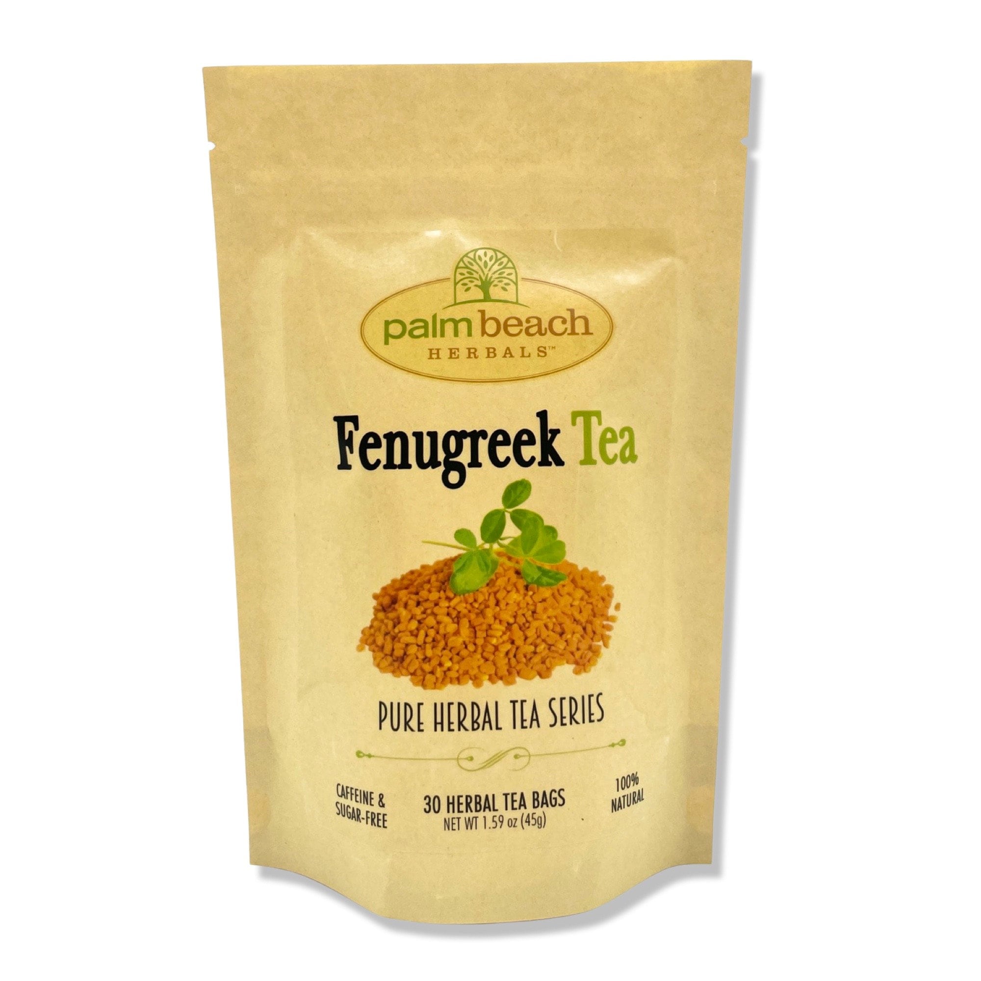 Fenugreek Seed Tea - Pure Herbal Tea Series by Palm Beach Herbals (30 ...