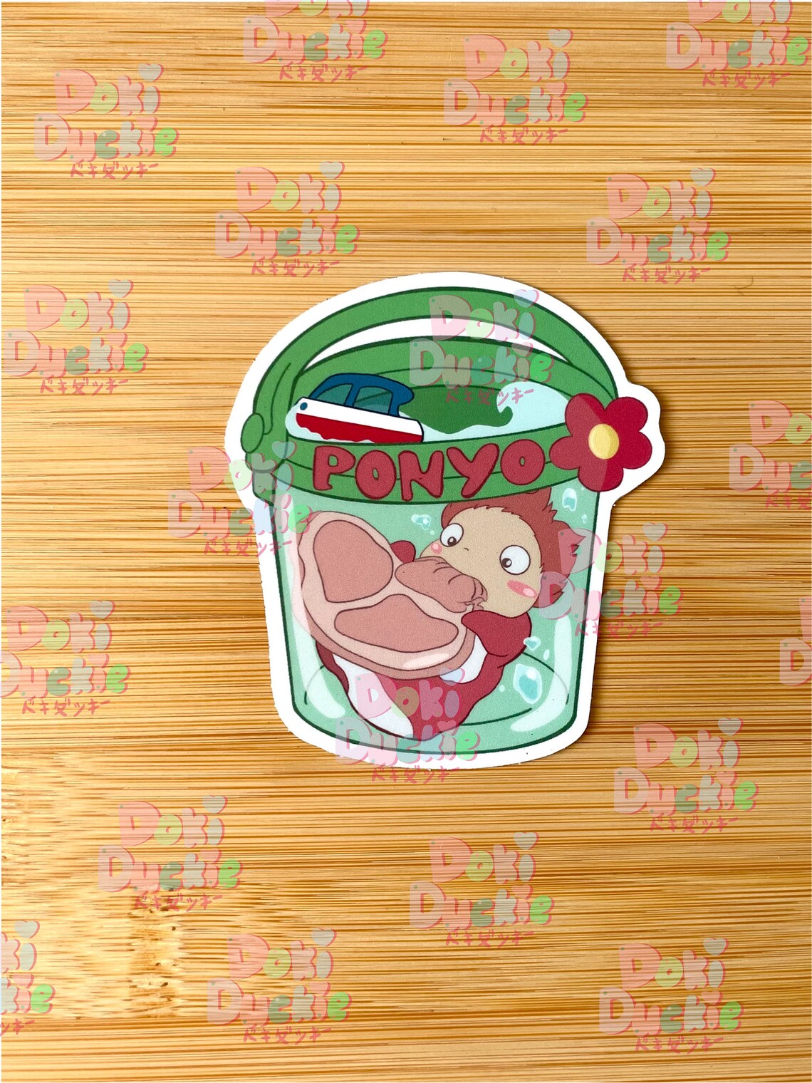Studio Ghibli Bucket Ponyo Sticker - Etsy