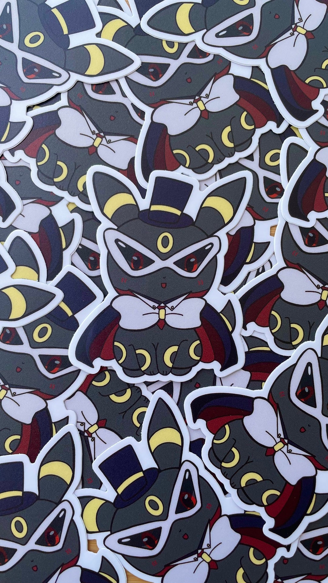 Tuxedo Mask Umbreon Sticker Pokemon Eevee - Etsy