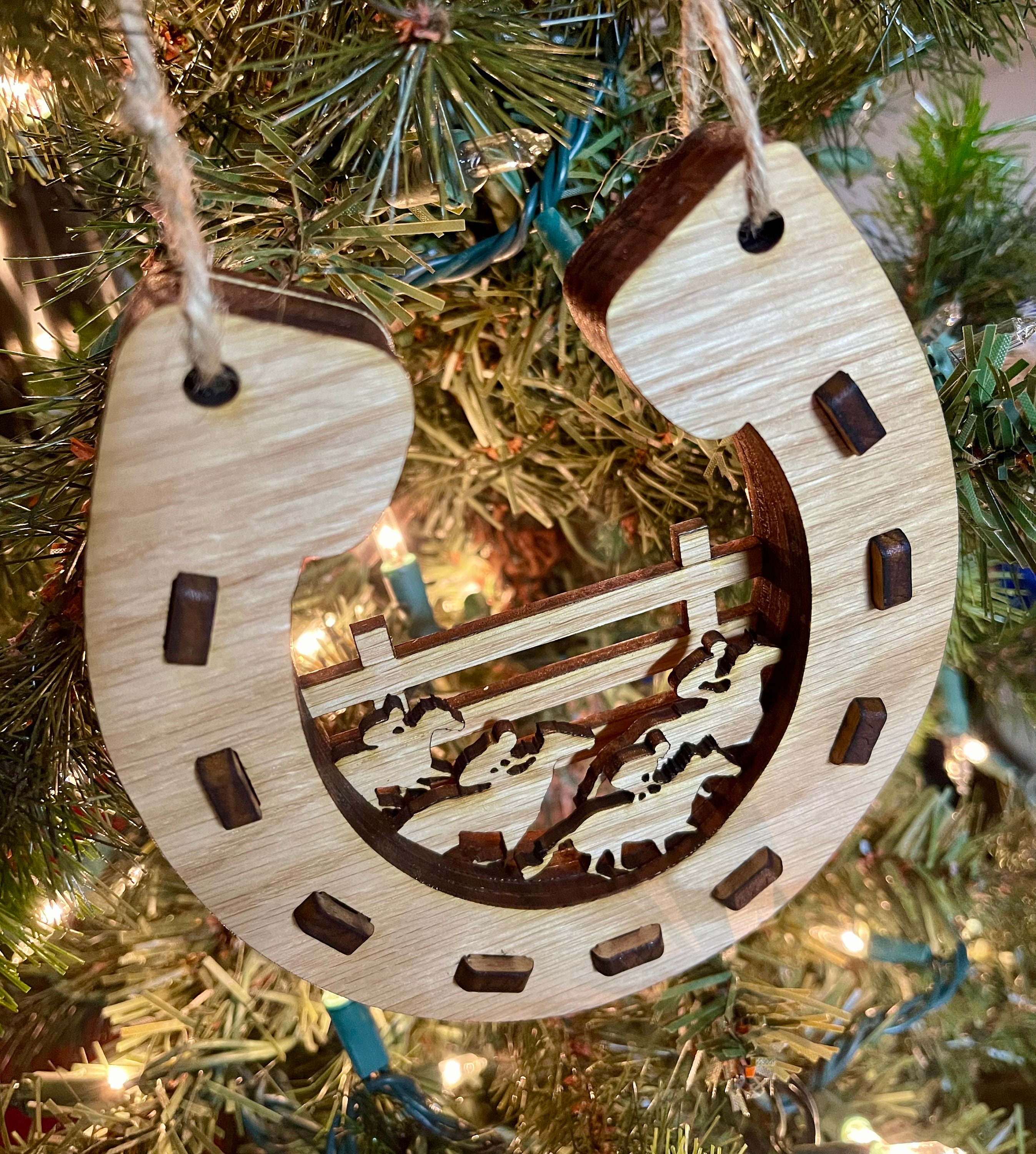 Bluegrass Tradition, Ornament Handmade, Horse Racing, Wooden, Rustic ...