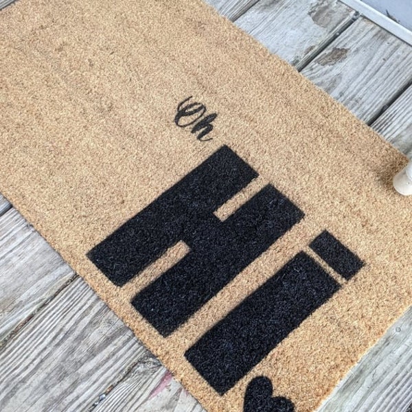 Oh Hi Rug - Etsy