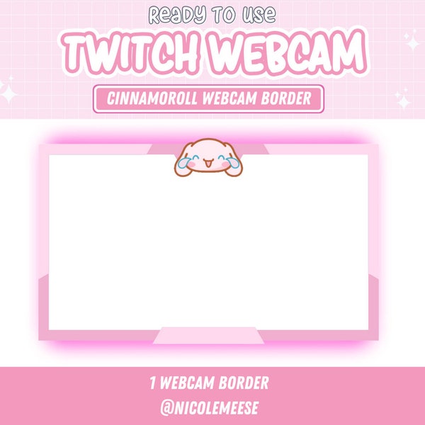 Pink Webcam Overlay - Etsy