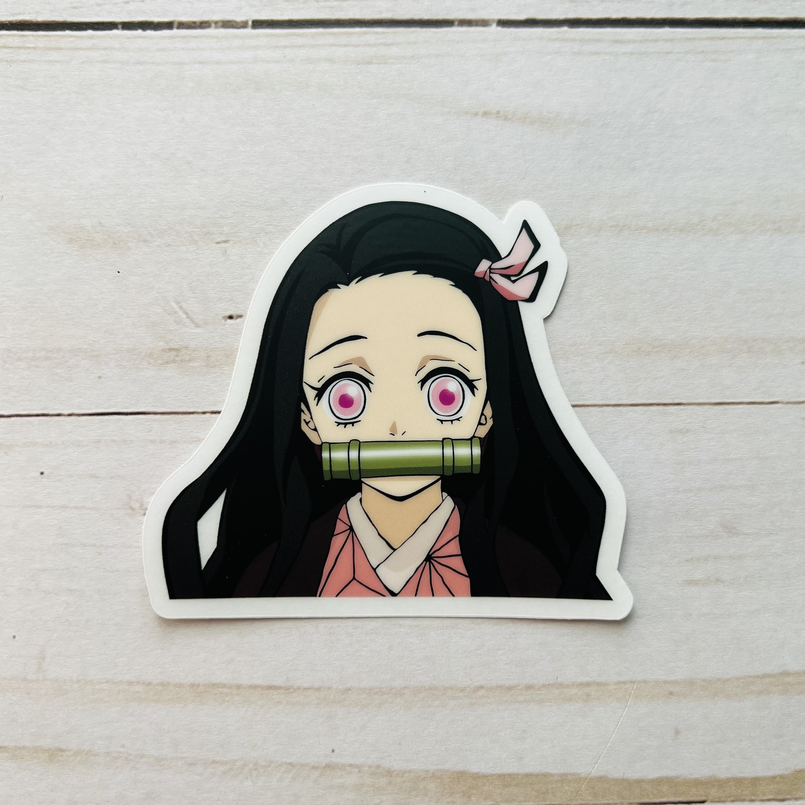 Get your hands on cute nezuko sticker for Demon Slayer fans
