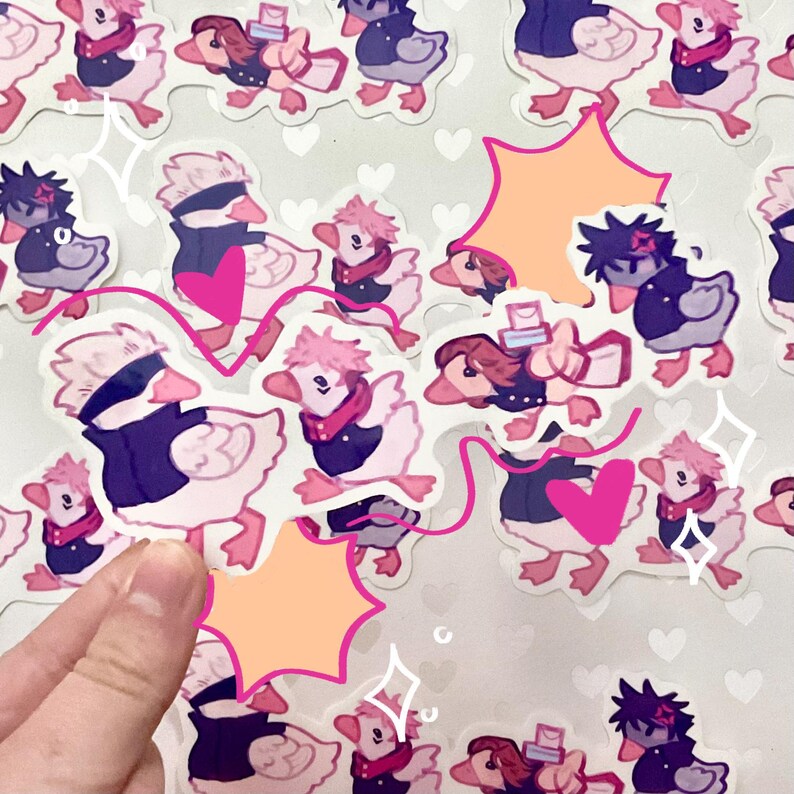 JJK Juju Stroll Sticker / Jujutsu Kaisen Duck Sticker / Bird Sticker ...