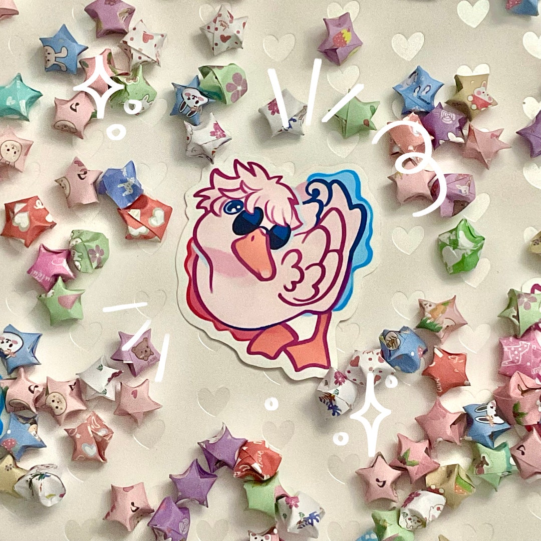 JJK Jujutsu Quacksen Stickers / Jujutsu Kaisen Duck Sticker / Bird ...