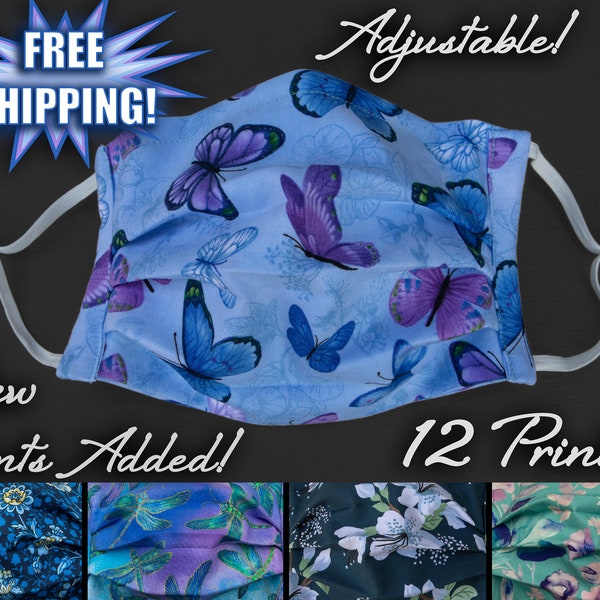 Butterfly Face Mask - Etsy