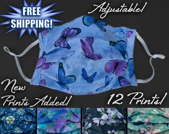Butterfly Face Mask - Etsy