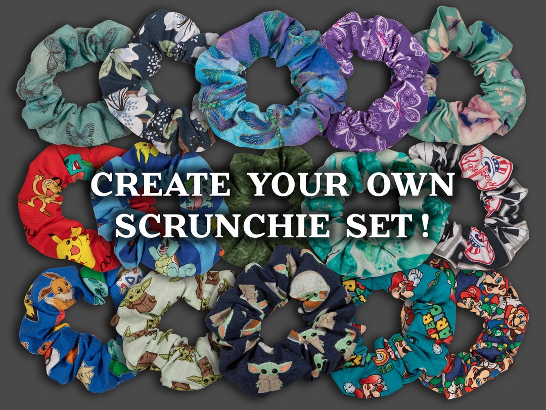 Scrunchie Sets Scrunchie Packs, Scrunchies, Bridesmaid Gift, Christmas ...