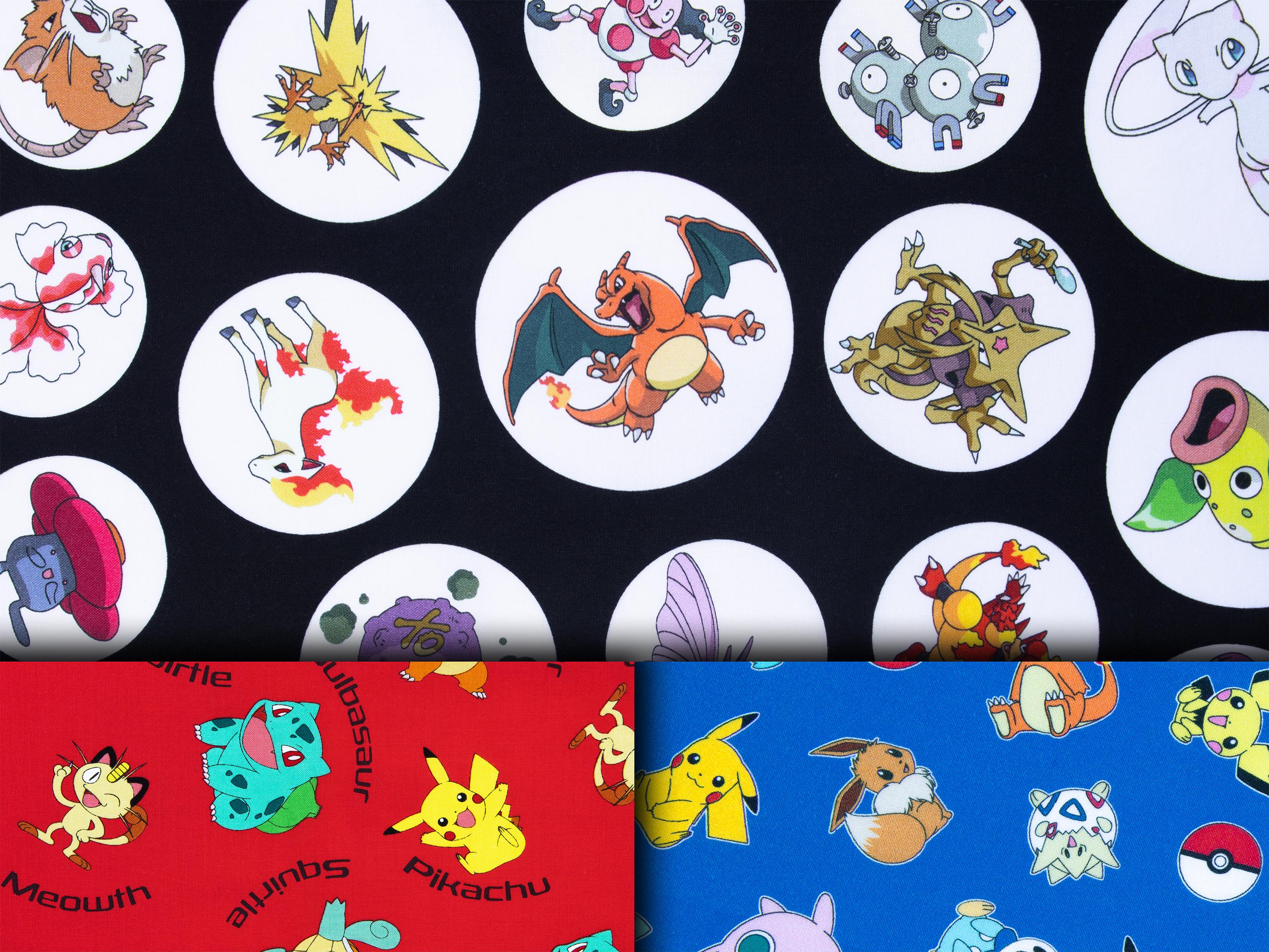 Pokemon Fabric by the Yard - Vibrant and Fun, Perfect for Quilting ...