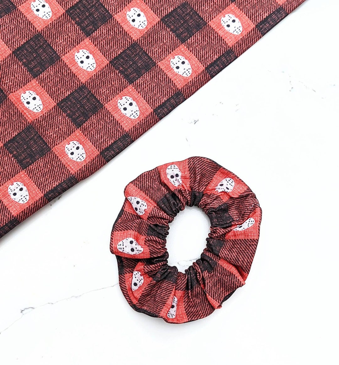 Friday 13th Scrunchie // Jason Vorhees Scrunchie, Friday the 13th ...