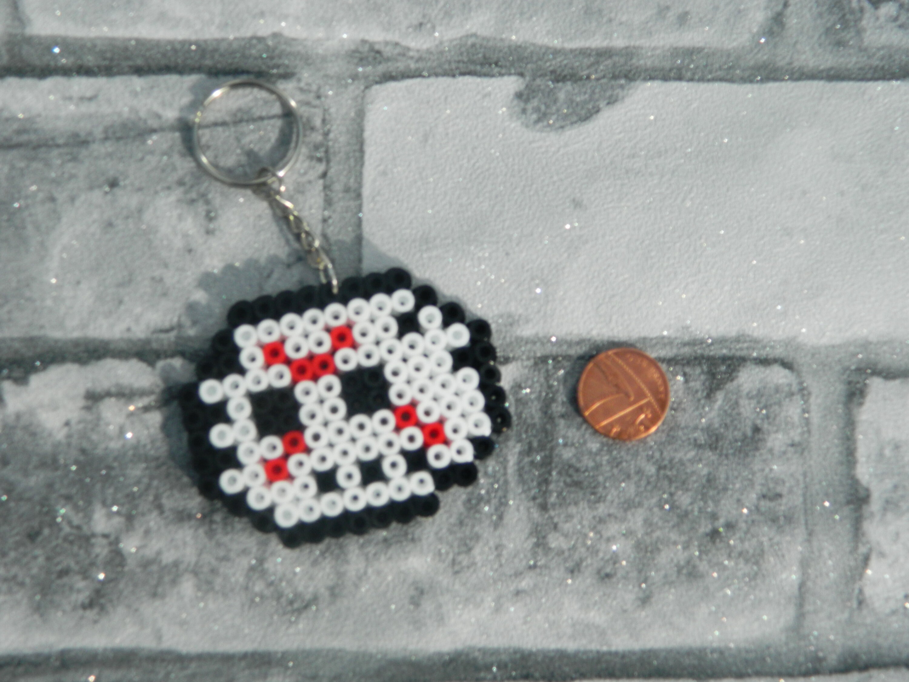 Hama Bead Keychain perler bead handbag charms cute | Etsy