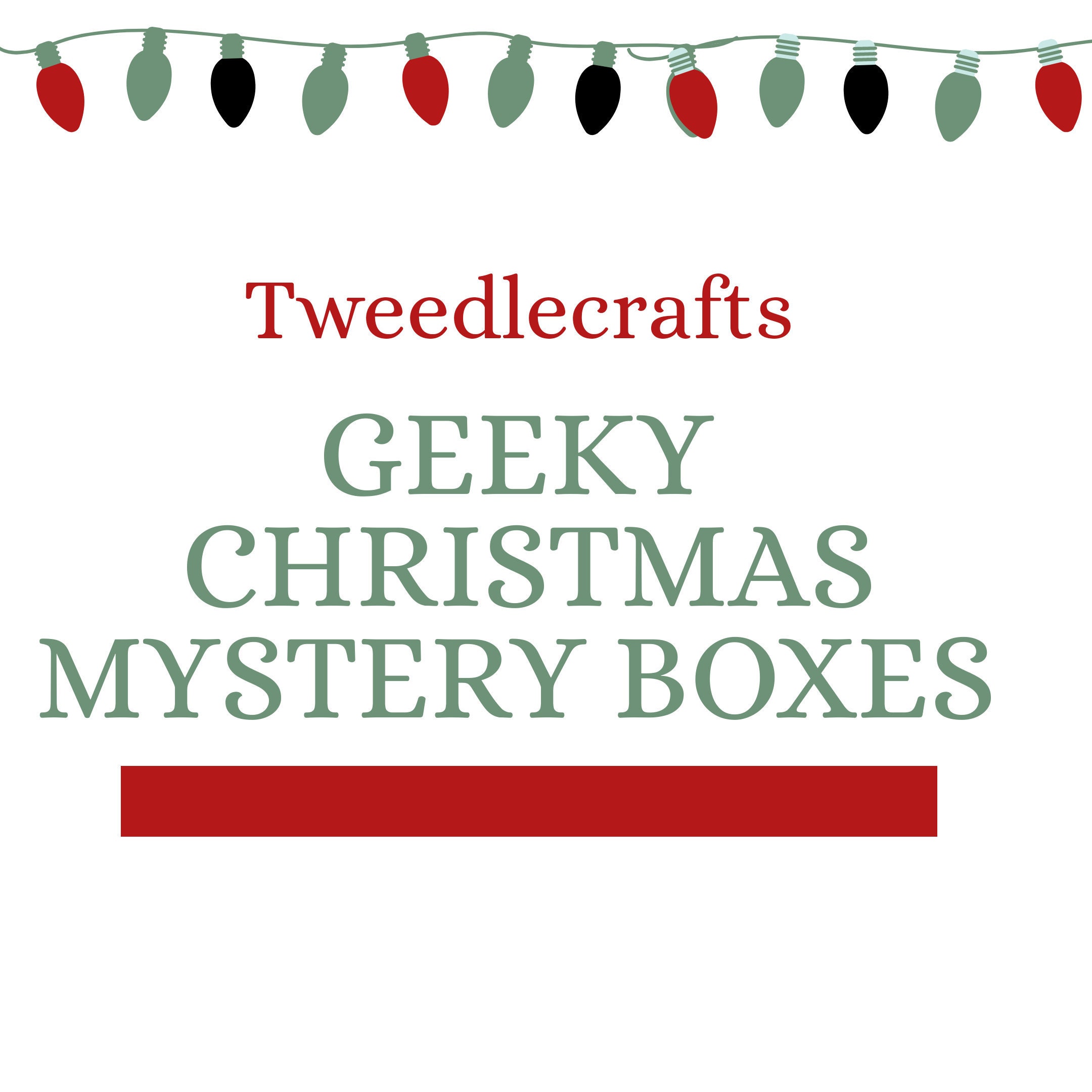 A Geeky Christmas Mystery Box Gifts for Geeks Gifts for - Etsy