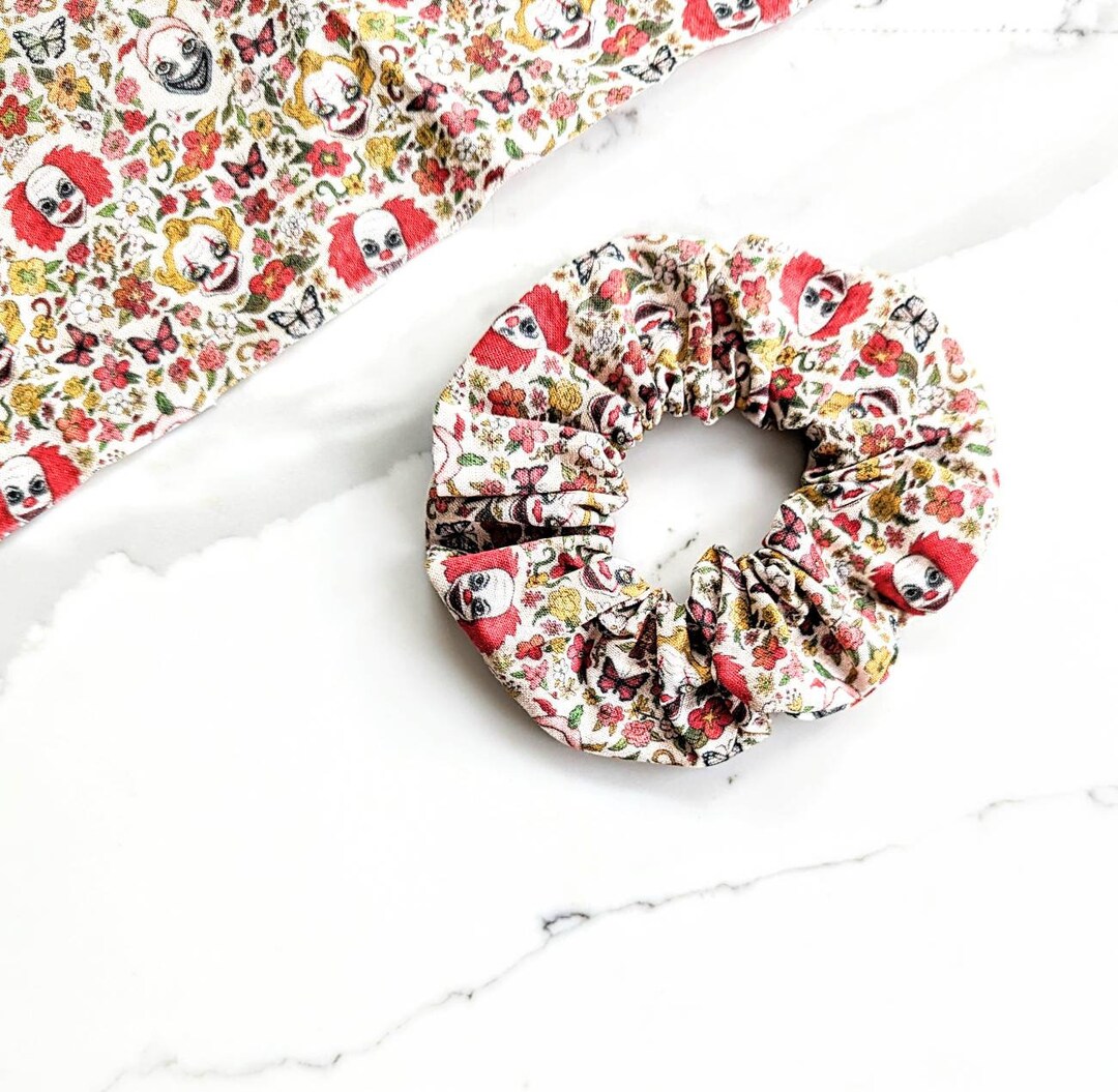 Evil Clown Scrunchie: Horror Movie Hair Accessory - Etsy