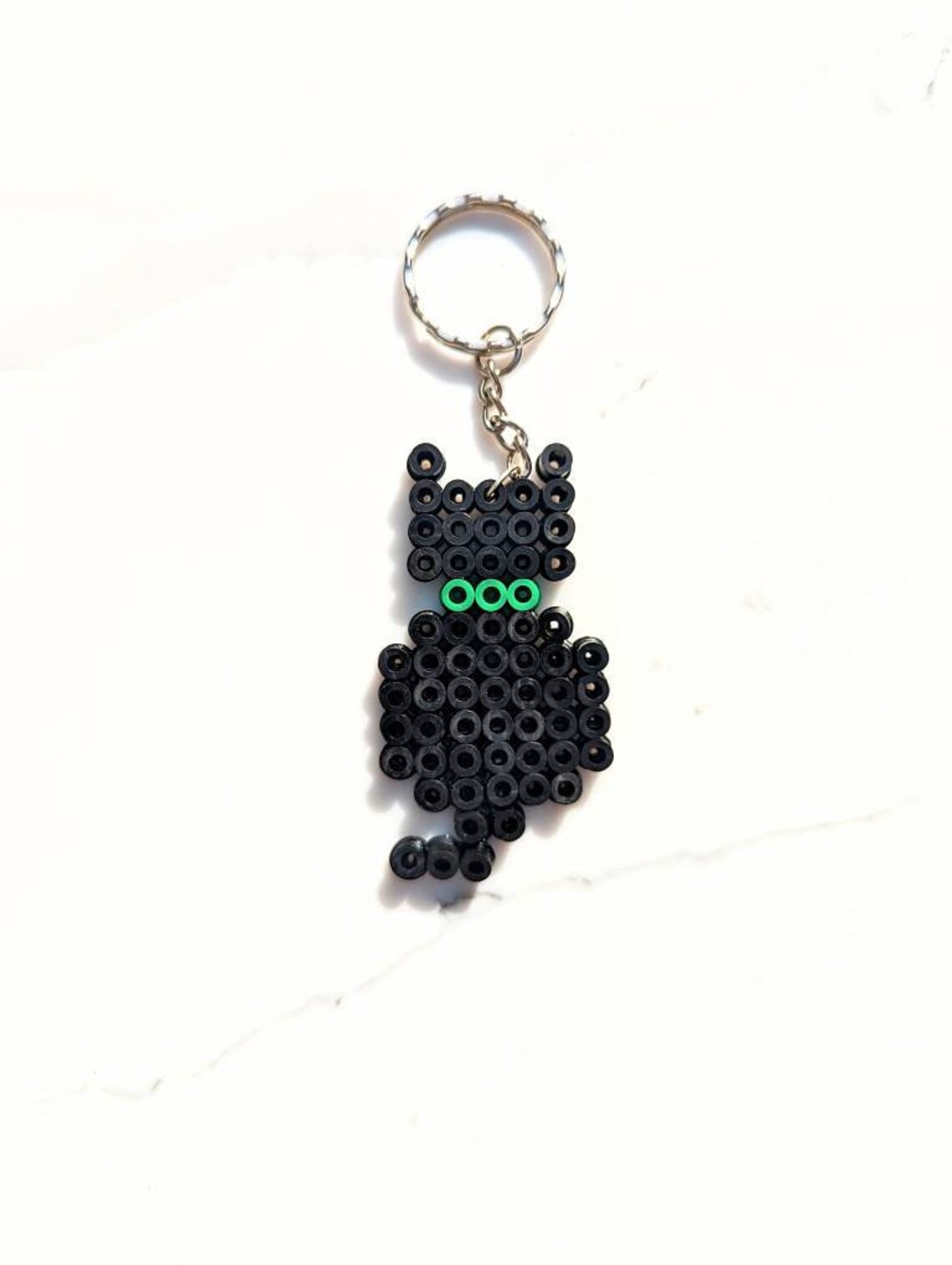 Charity Cat Hama Bead Keychainhama Bead Arthama Bead Etsy Uk