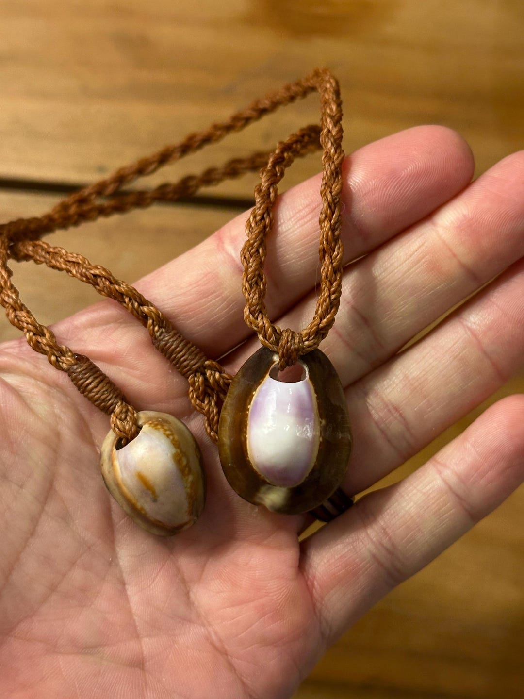 Women’s Purple Back Cowrie Shell Lei - Etsy