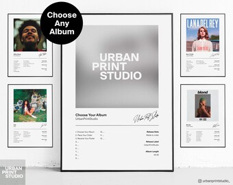 Spotify Album Cover Poster | Etsy UK