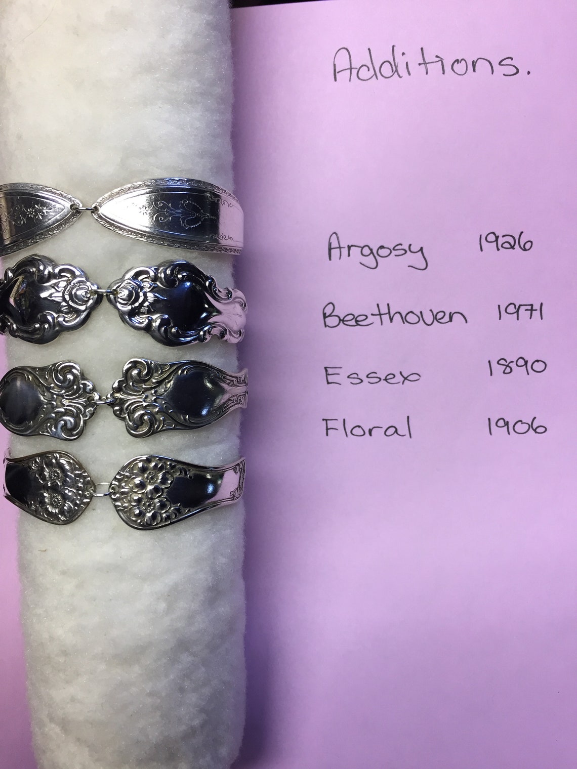 Vintage Silverware Bracelets 150patterns A-F - Etsy