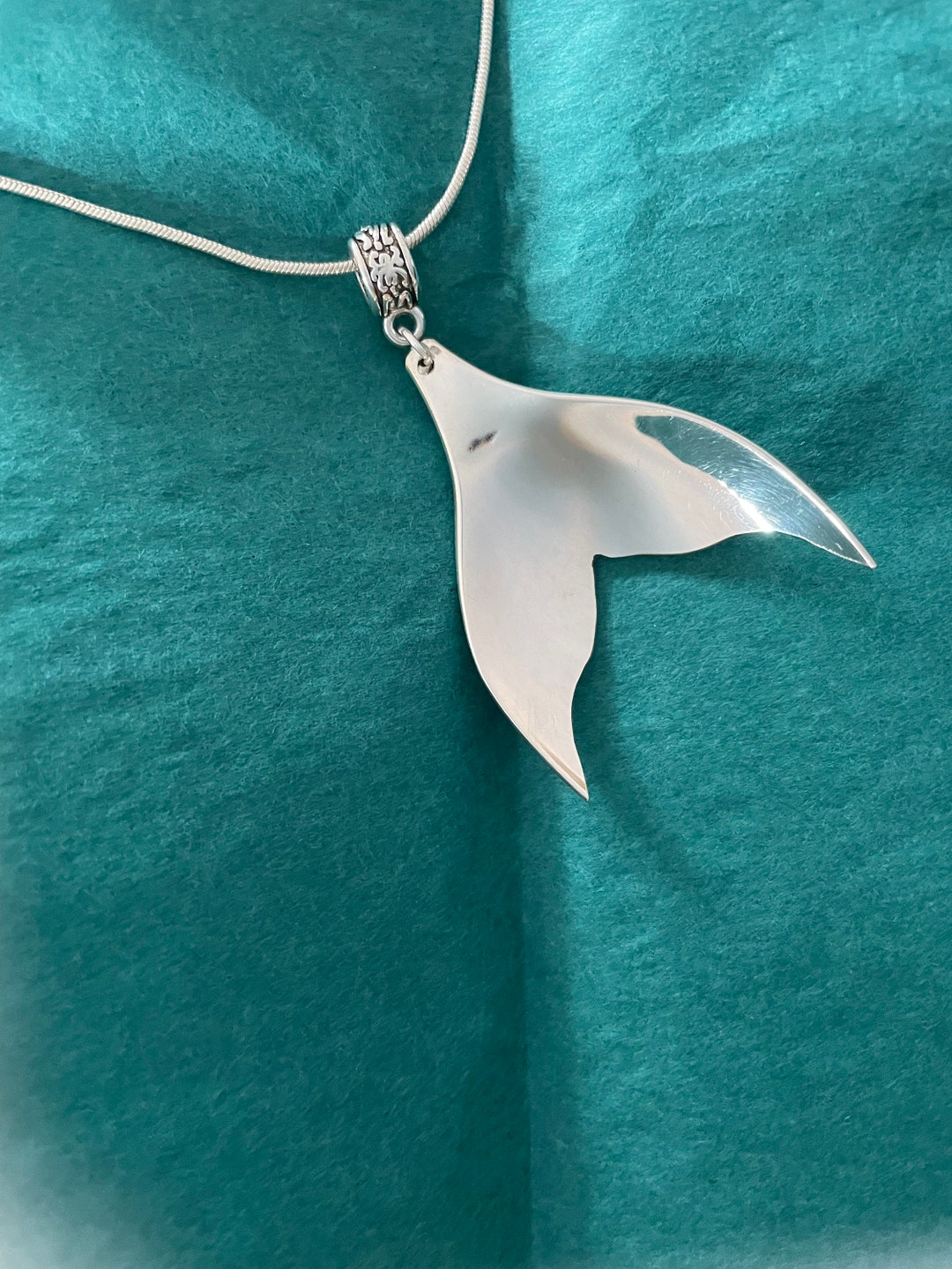 Whale/ Mermaid Tail Pendant - Etsy