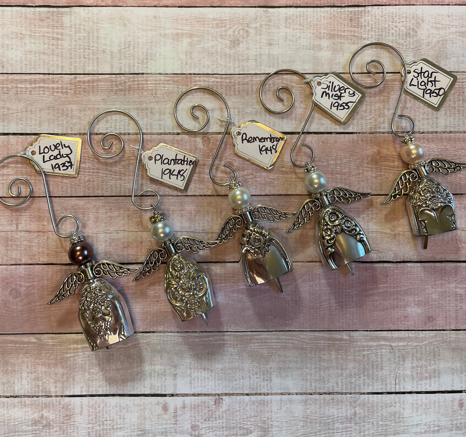 Vintage Knife Handle Angel Bells - Etsy