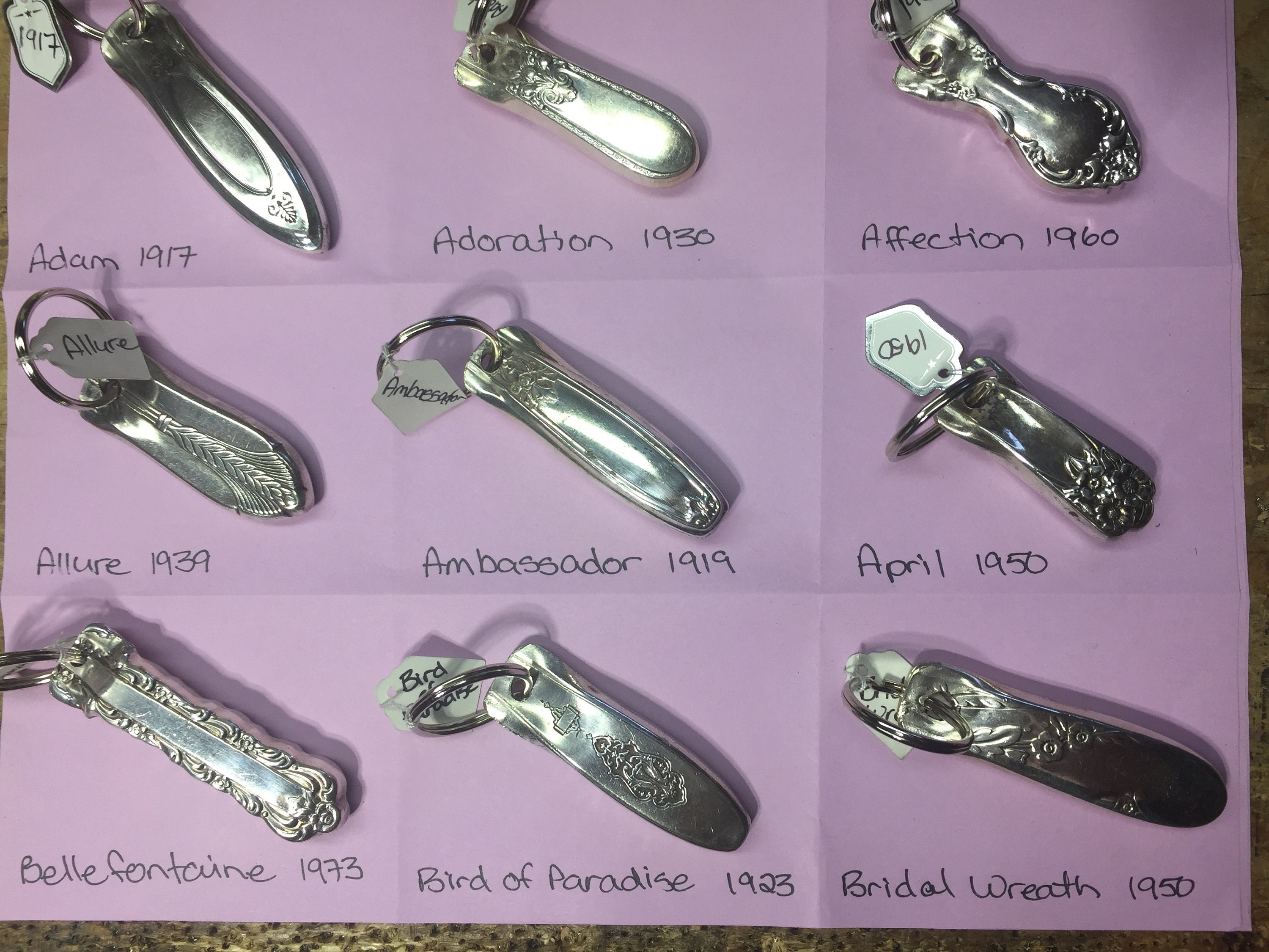 Vintage Knife Handle Key Chains (76 Different Patterns) - Etsy