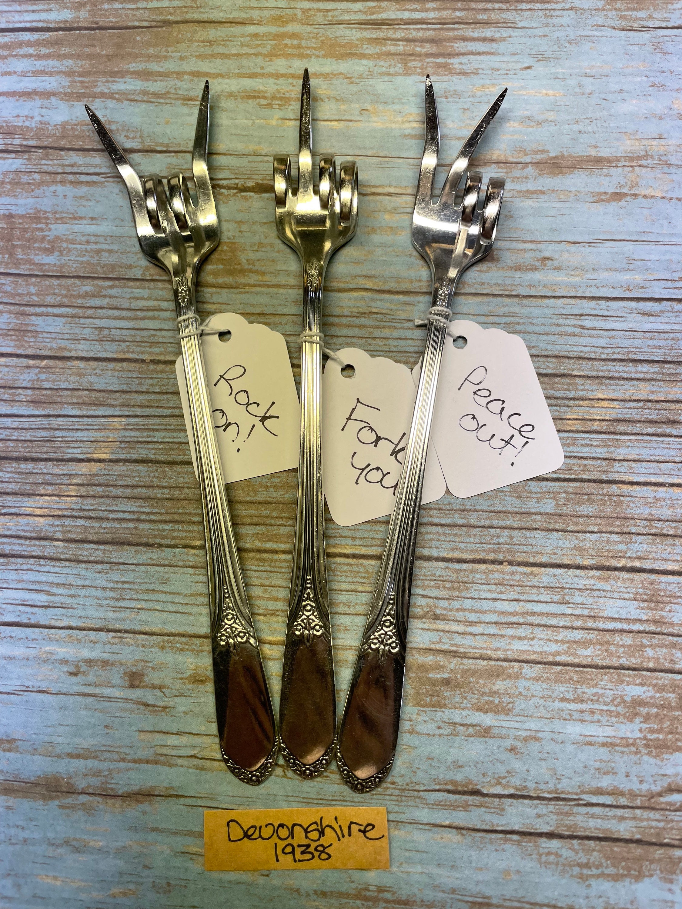 Fork You Rock On Peace Out Charcuterie Trio - Etsy