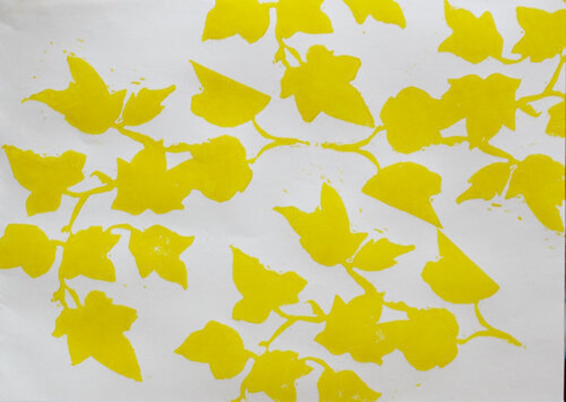 Set of yellow prints | Etsy