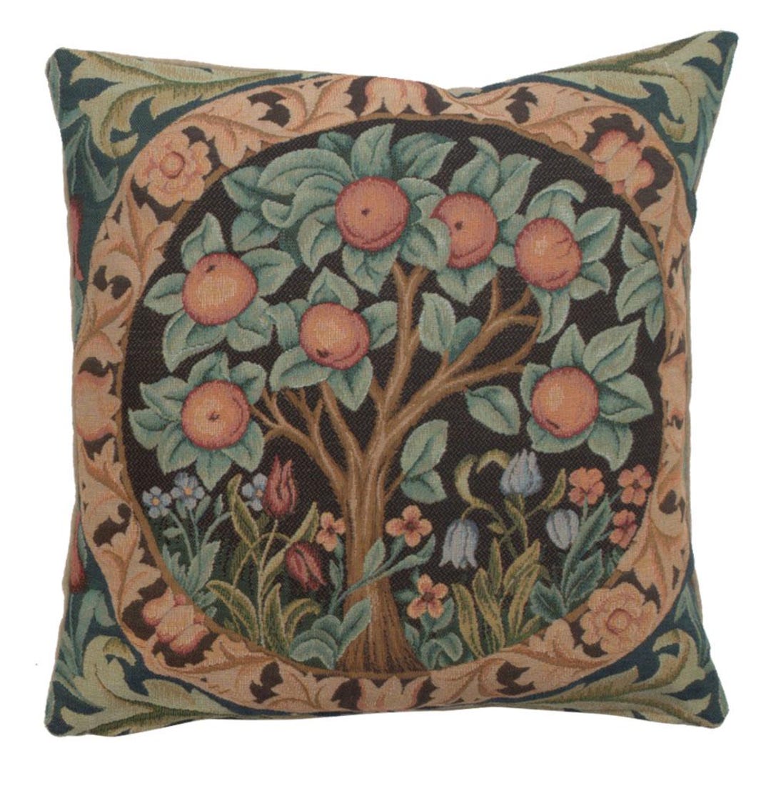 William Morris Orange Tree Tapestry Pillow Cover French Jacquard ...
