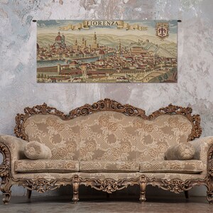 Florence Ancient Map European Wall Tapestry City Map - Etsy