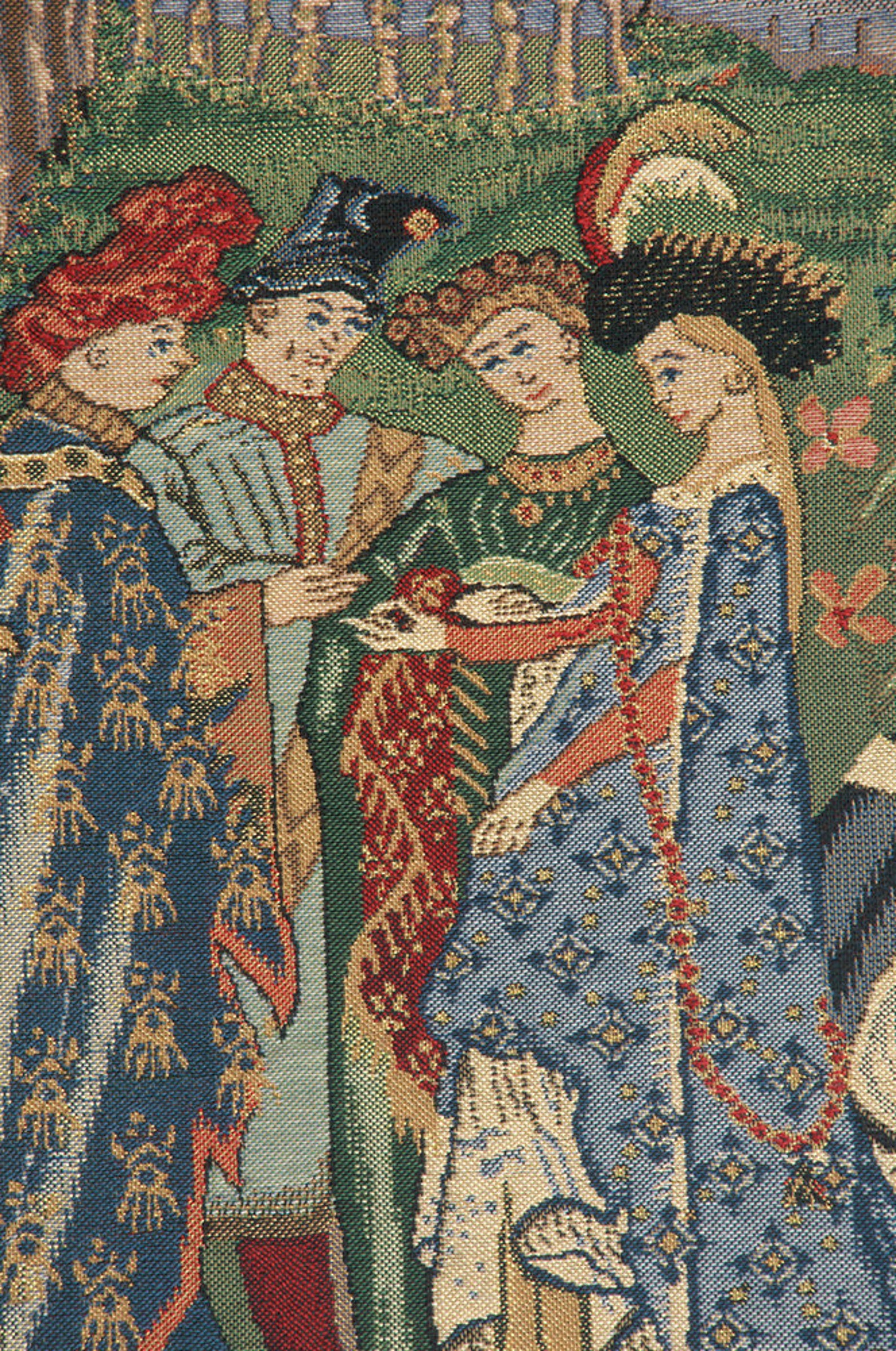 Duke De Berry European Wall Tapestry Medieval Jacquard Wall - Etsy