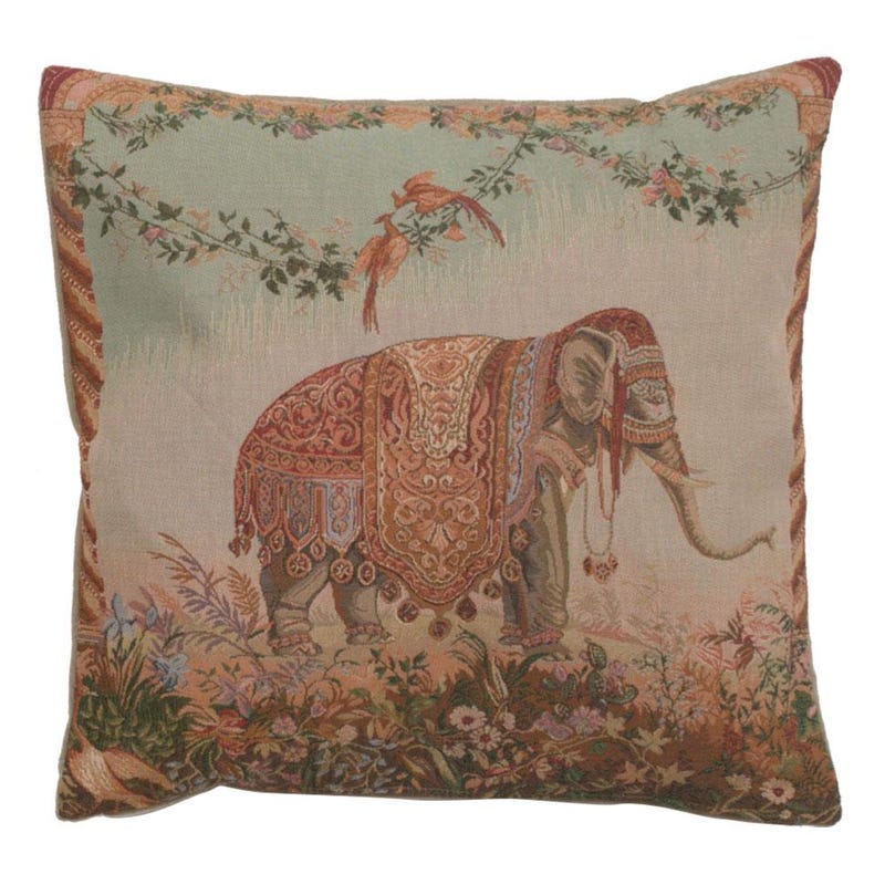 Elephant Tapestry Cushion - Etsy