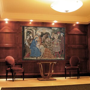 Adoration Palla Strozzi European Wall Tapestry Religious - Etsy