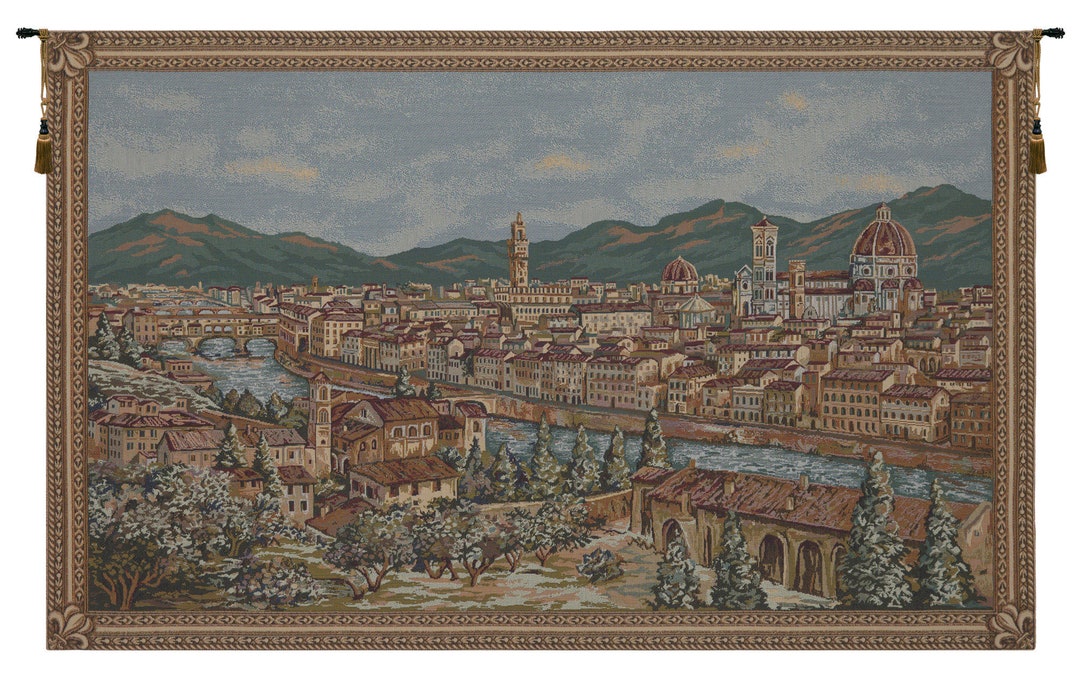 Wall Decor Firenze European Wall Tapestry, Historical Castle Medieval ...