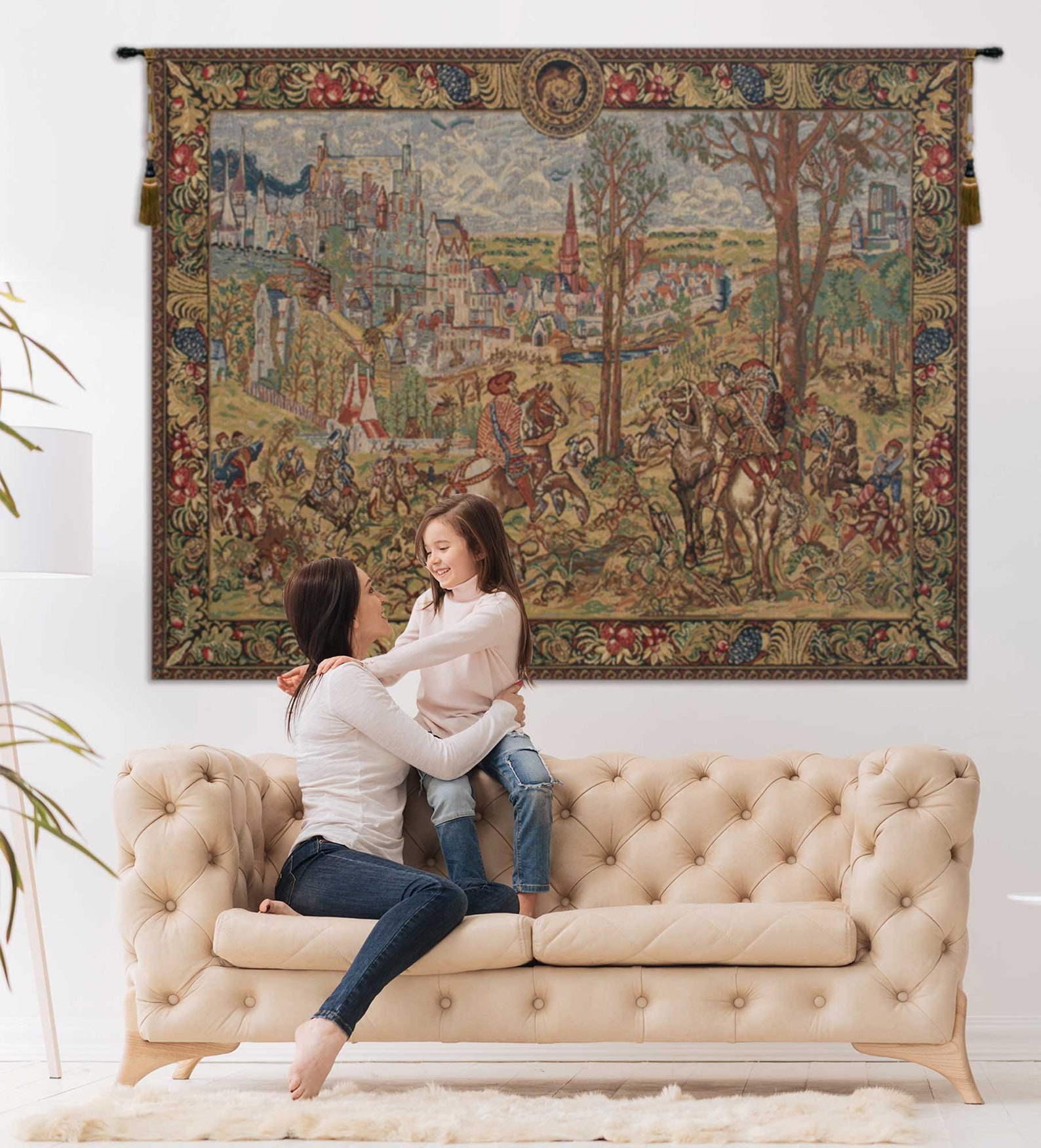 Vieux Brussels European Wall Tapestry Belgian Tapestry Wall Hanging ...