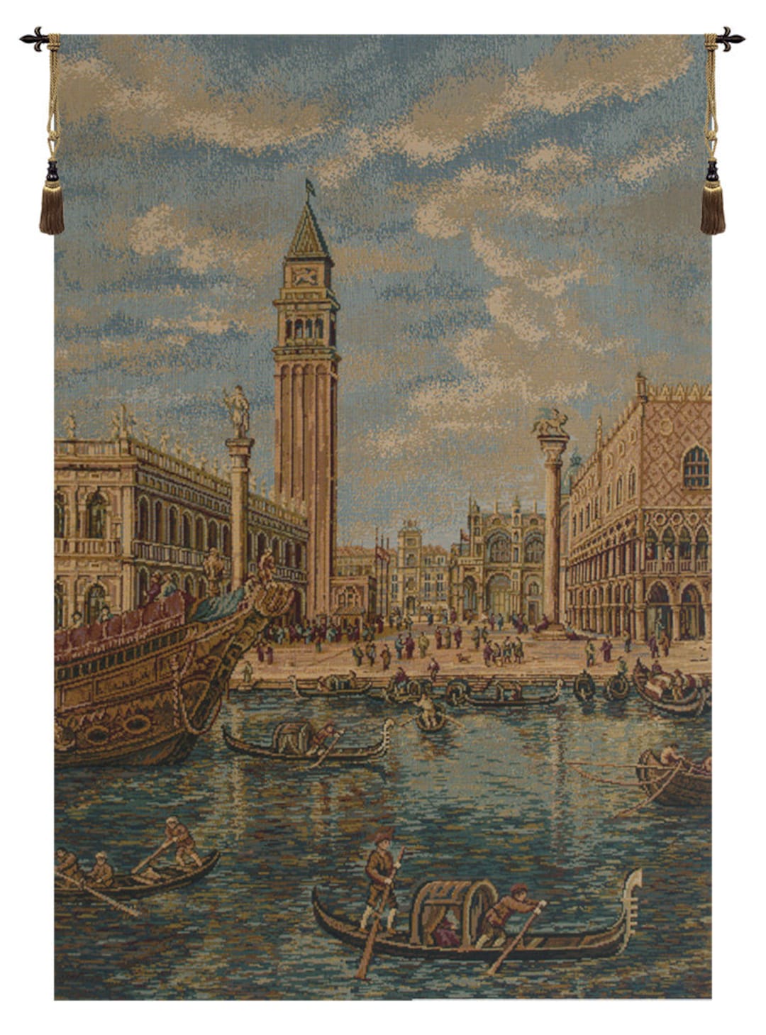 Venezia II European Wall Tapestry - Coastal Dwelling Wall Decor Art ...