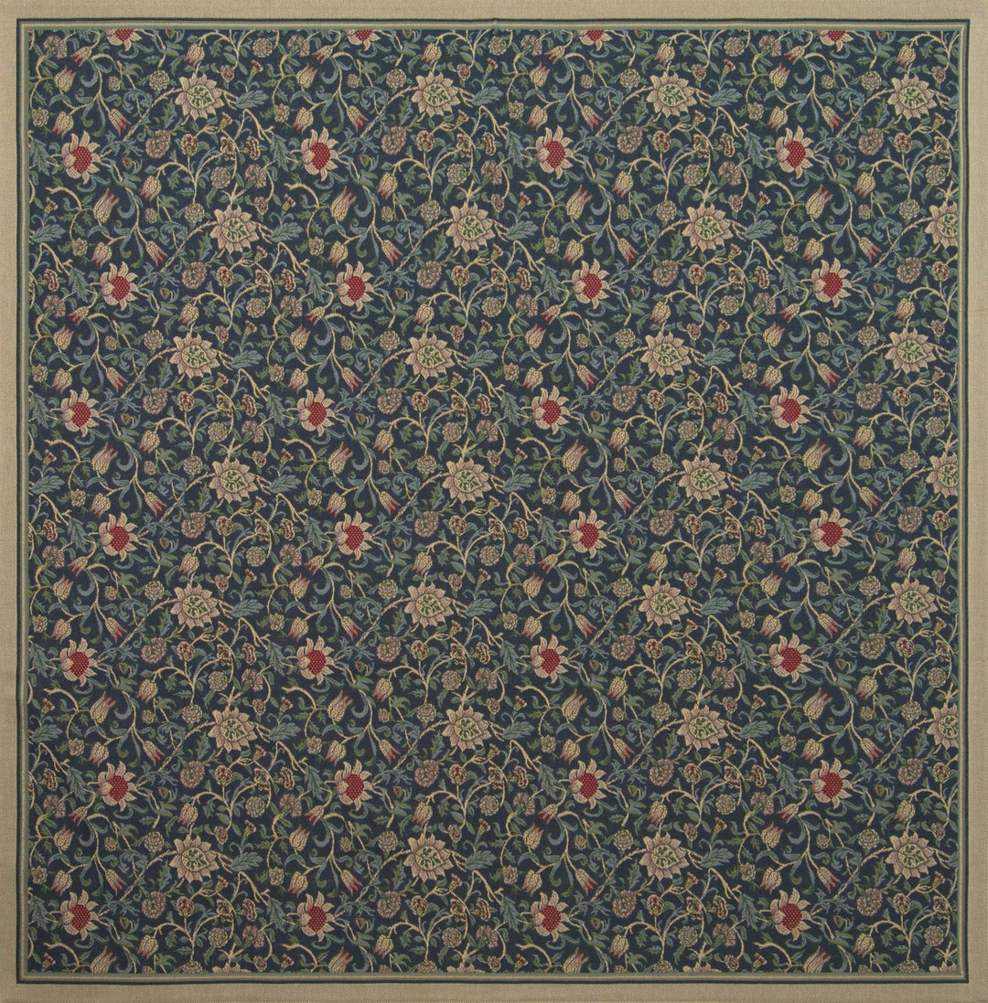 Fleurs De Morris Tapestry Blanket – William Morris Millefleurs Throw ...