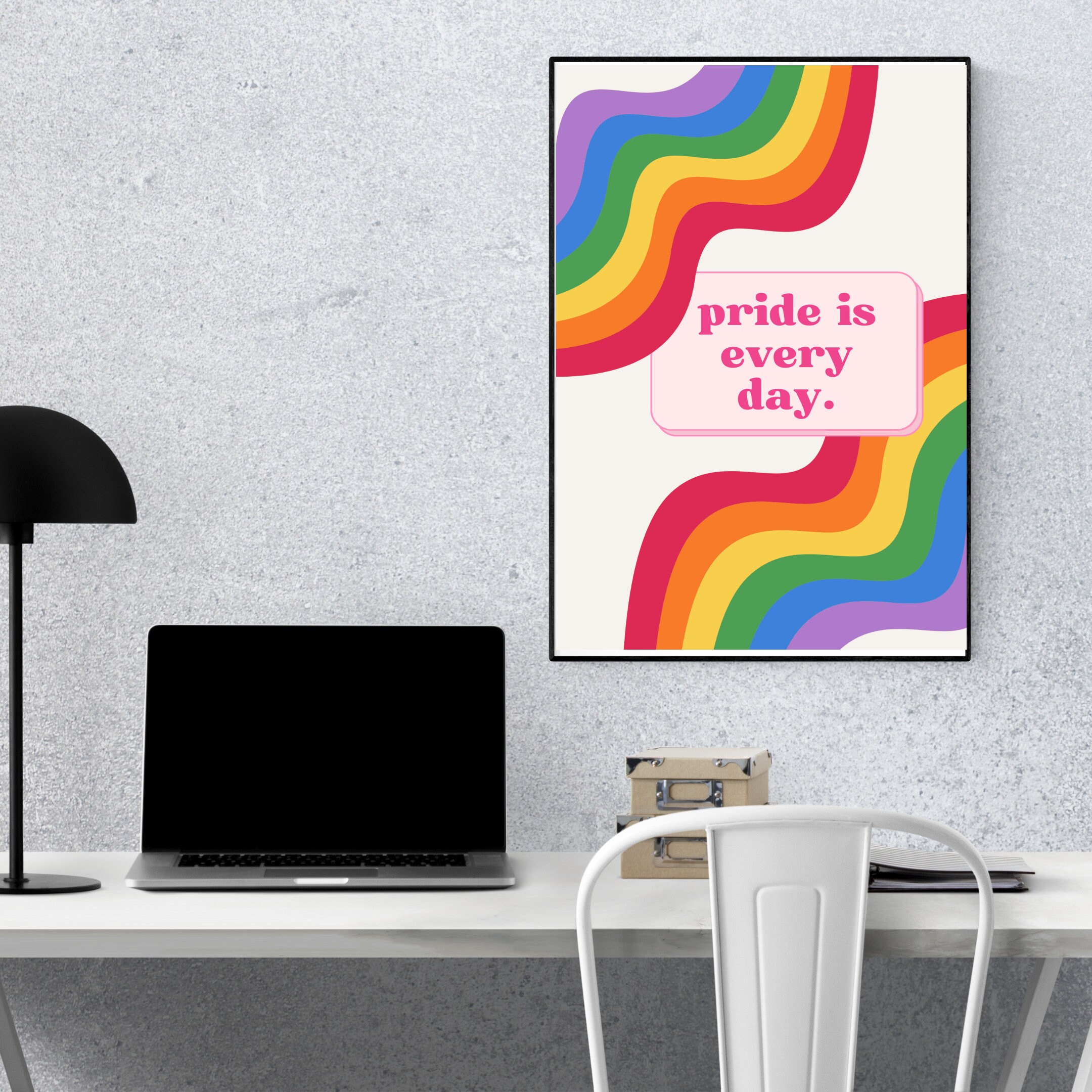 Rainbow pride is Everyday Sign, Printable Pride Sign, LGBT Pride Sign ...