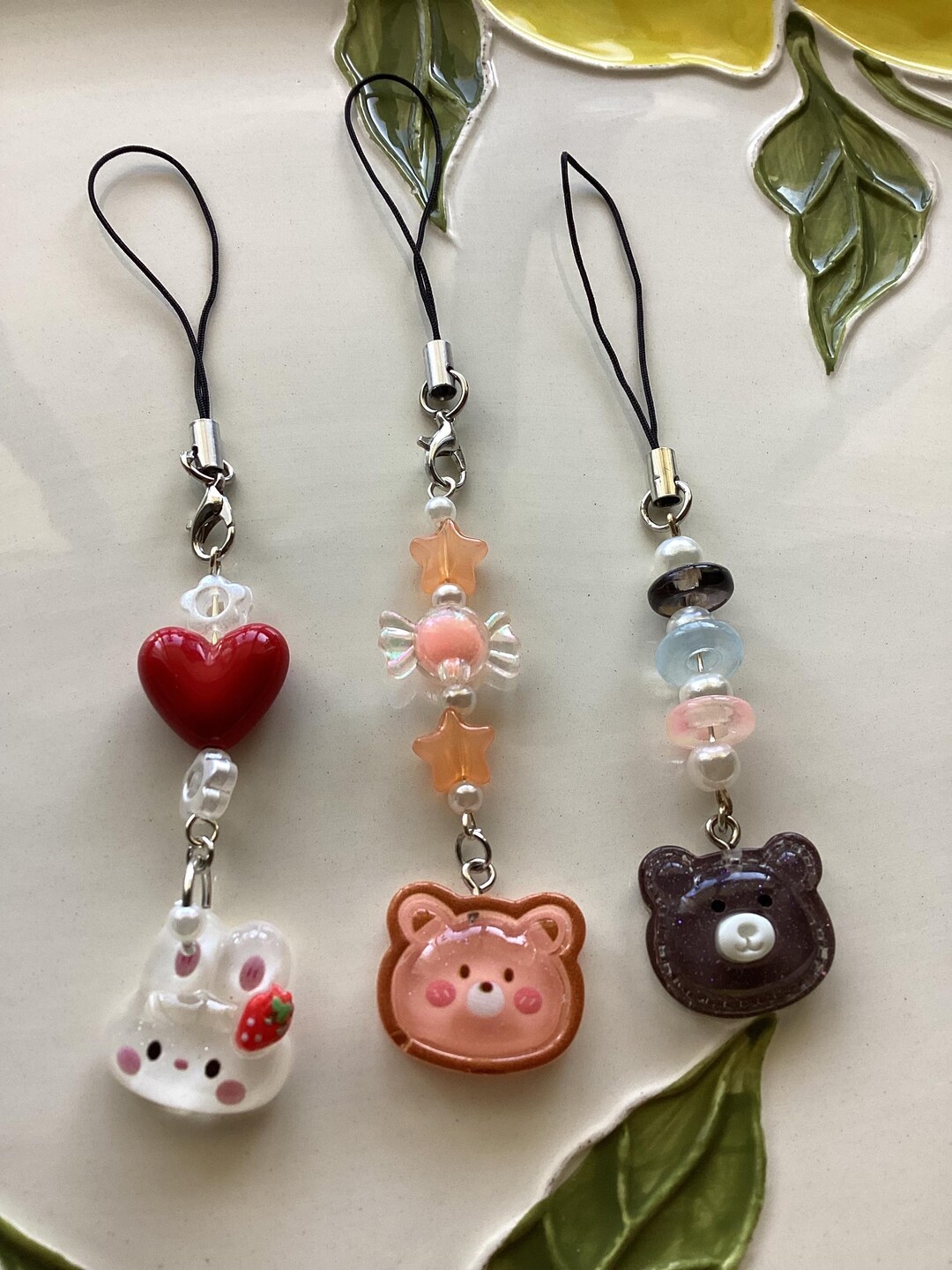 Cute Kawaii Charms |cute Phone Charms| Cute Charms - Etsy