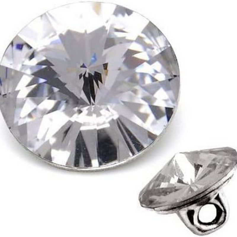 Crystal Buttons - Etsy