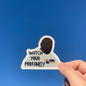 Watch Your Profanity Sticker - Etsy