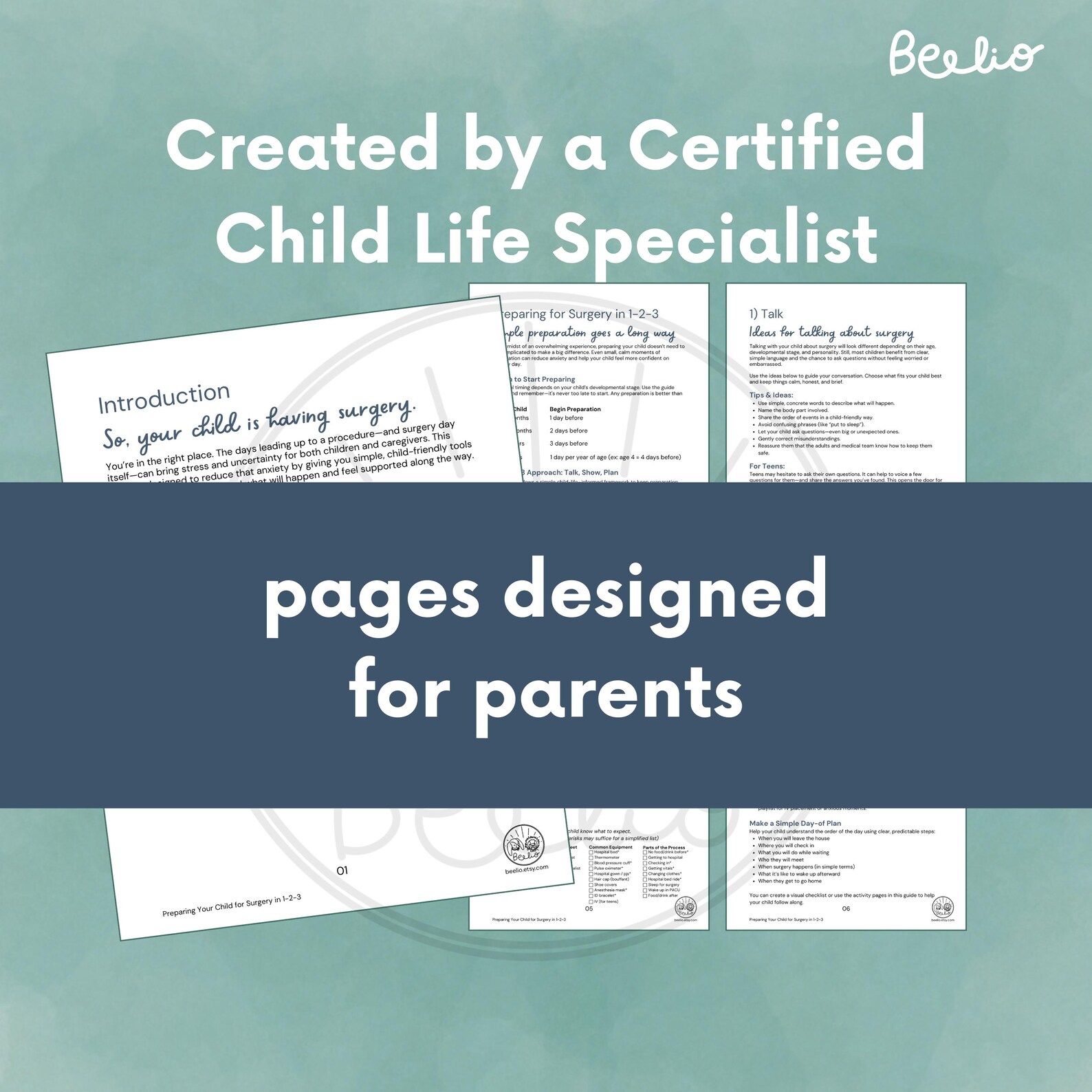 Preparing Your Child for Surgery Guide | 31-page Child Life Specialist ...
