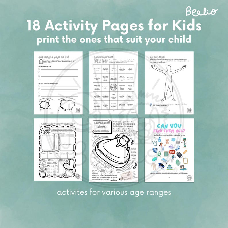 Preparing Your Child for Surgery Guide | 31-page Child Life Specialist ...
