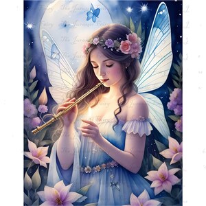 Musical Fairy Printables / Digital Kit 30 Fairies Playing Musical ...