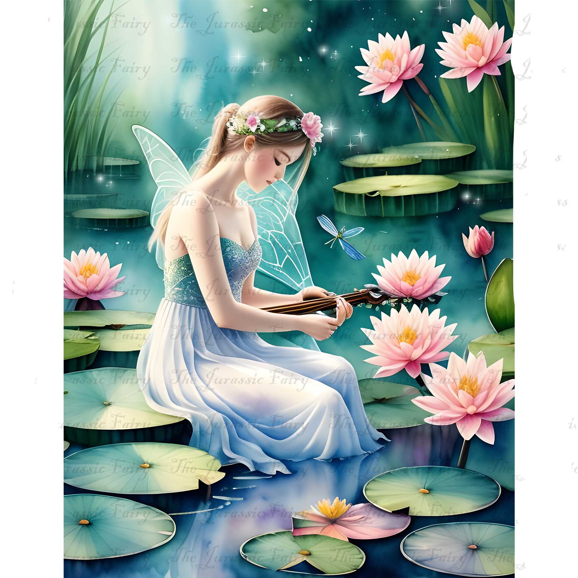 Musical Fairy Printables / Digital Kit 30 Fairies Playing Musical ...