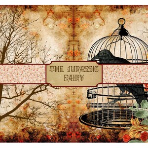 Set of 10 Vintage Style Halloween Masquerade A4 Digital Scrapbook ...