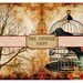 Set of 10 Vintage Style Halloween Masquerade A4 Digital Scrapbook ...