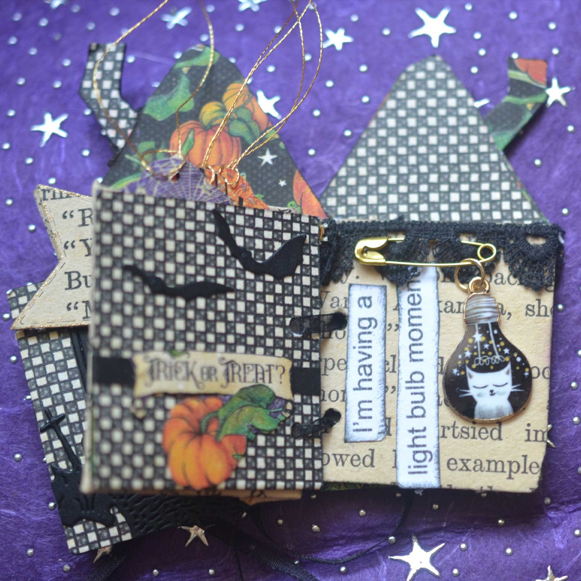 Haunted House Altered Tin Mini Scrap / Junk Journal Graphics 45 ...