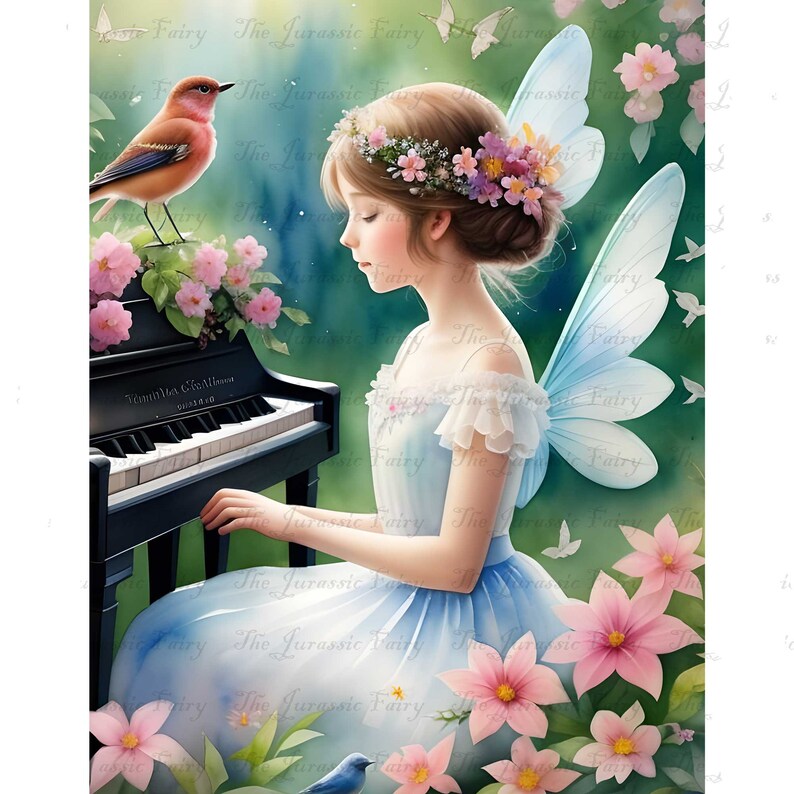 Musical Fairy Printables / Digital Kit 30 Fairies Playing Musical ...