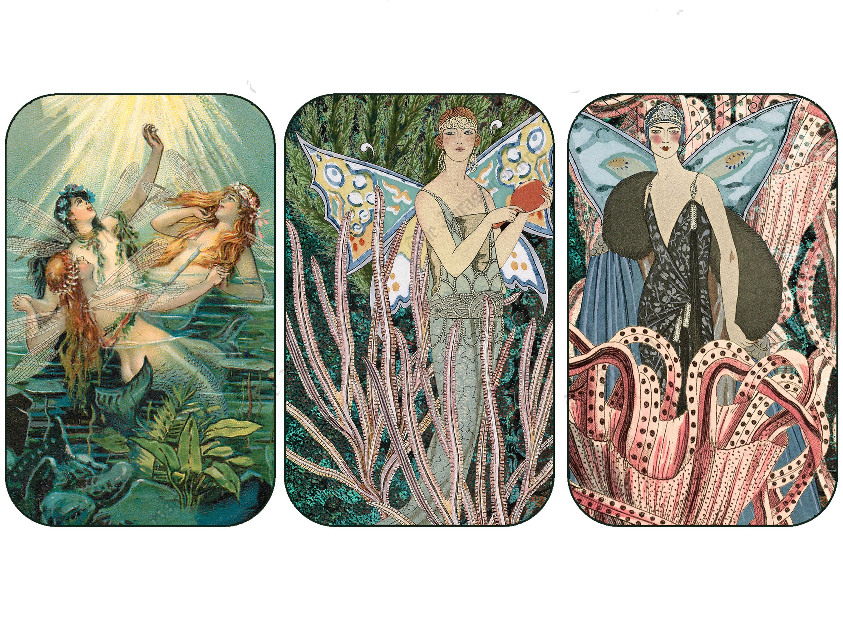 Sea Fairies Altoid Tin Printable Labels With Backgrounds Fairies ...