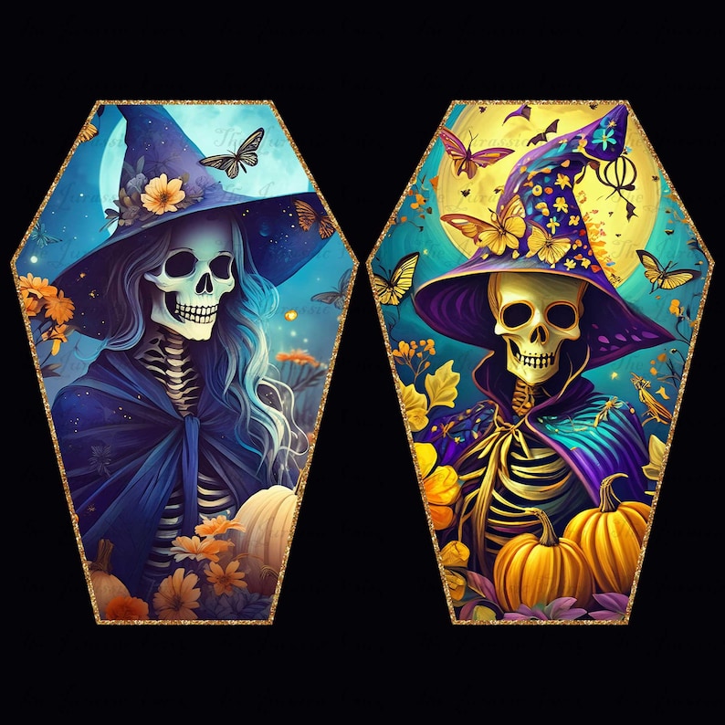Halloween Coffin Tags: Spooky Junk Journal Printables (digital Download ...