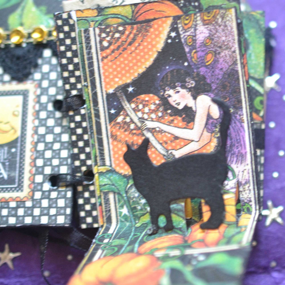 Haunted House Altered Tin Mini Scrap / Junk Journal Graphics 45 ...